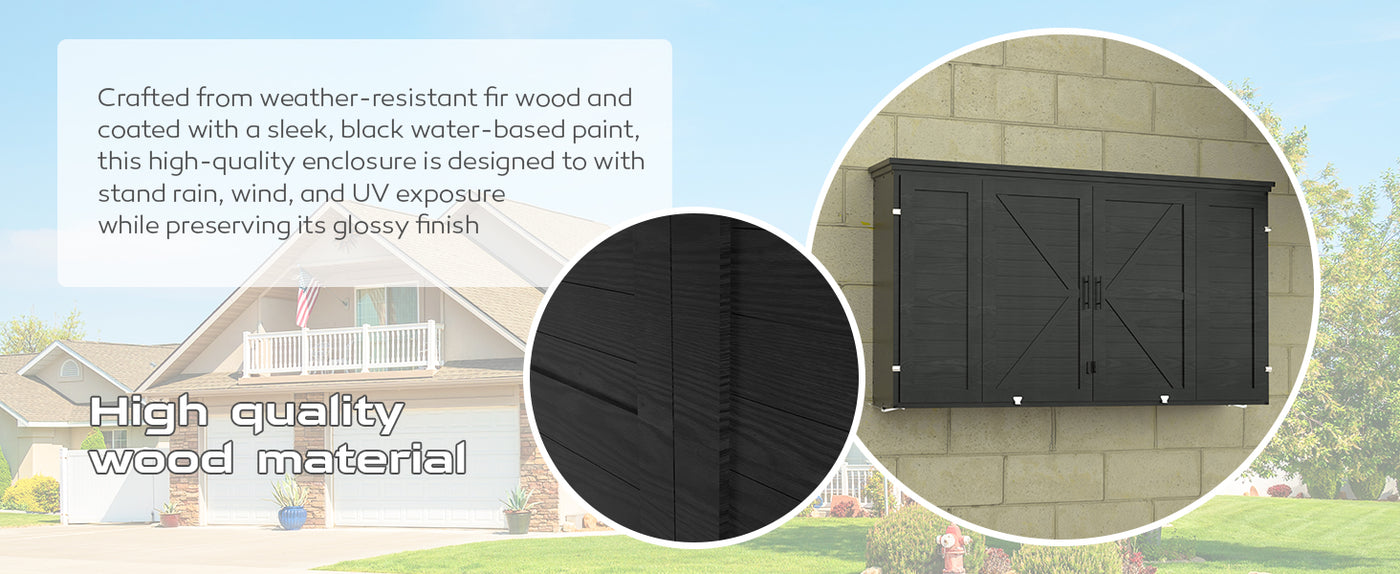 TV Enclosure for Outside, Waterproof TV Case with Lock & Mount – Veikous