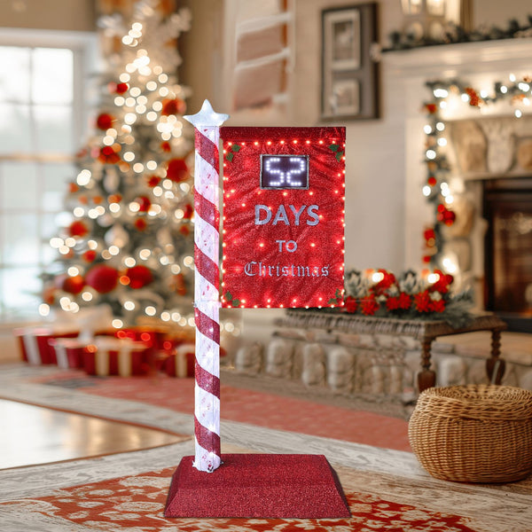 Electronic Christmas Countdown Sign for Outdoor Light up – Veikous