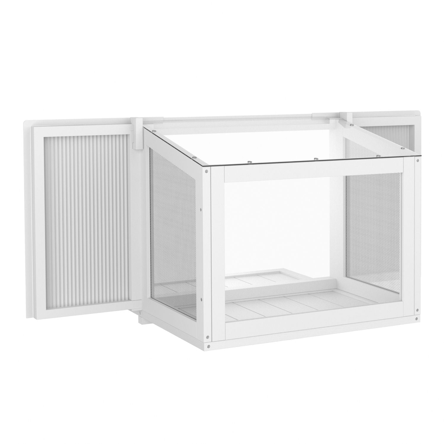 Plexiglass Cat Window Box with Sloped Roof for Indoor Cats – Veikous