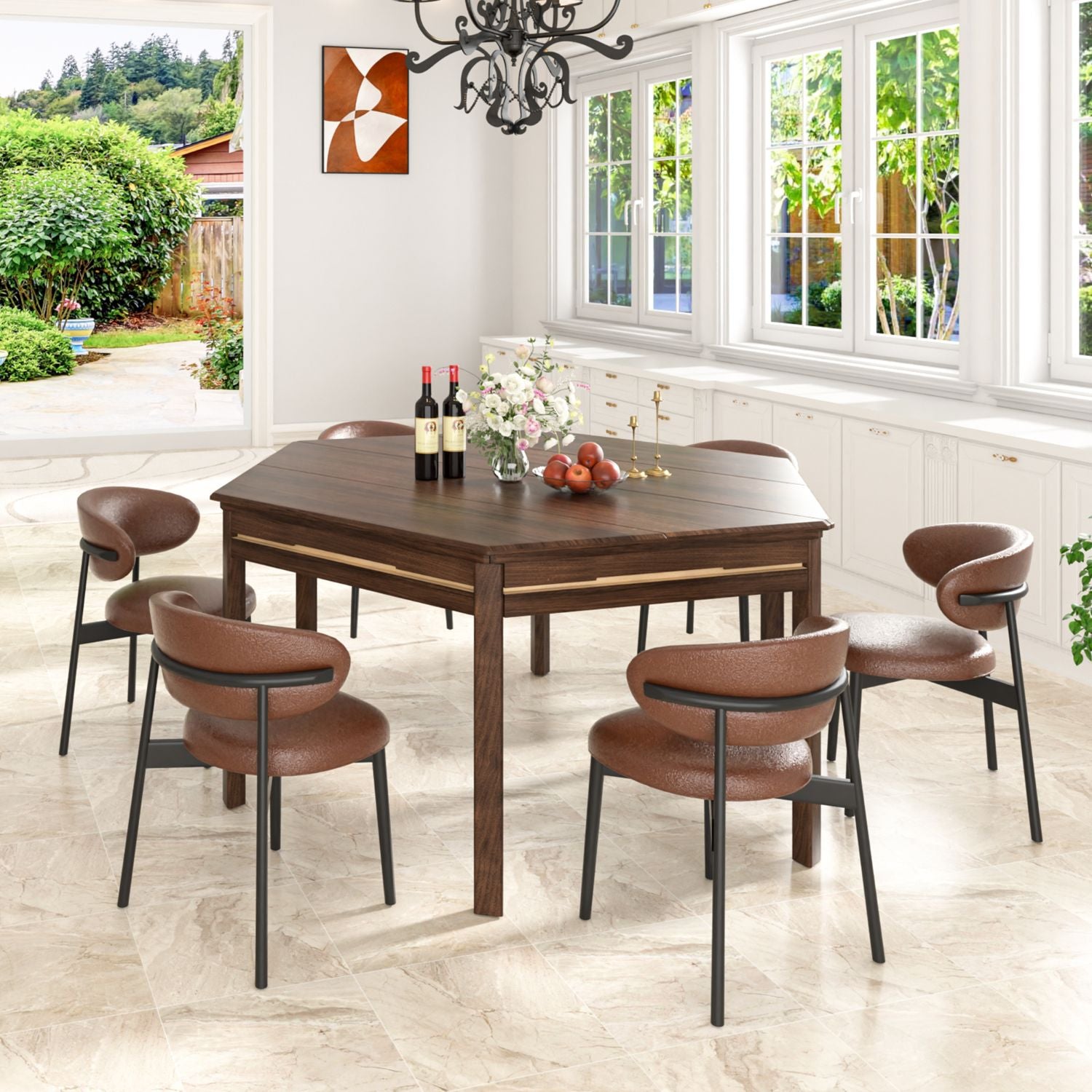 Dining and Game Table for 6 with Topper – Veikous