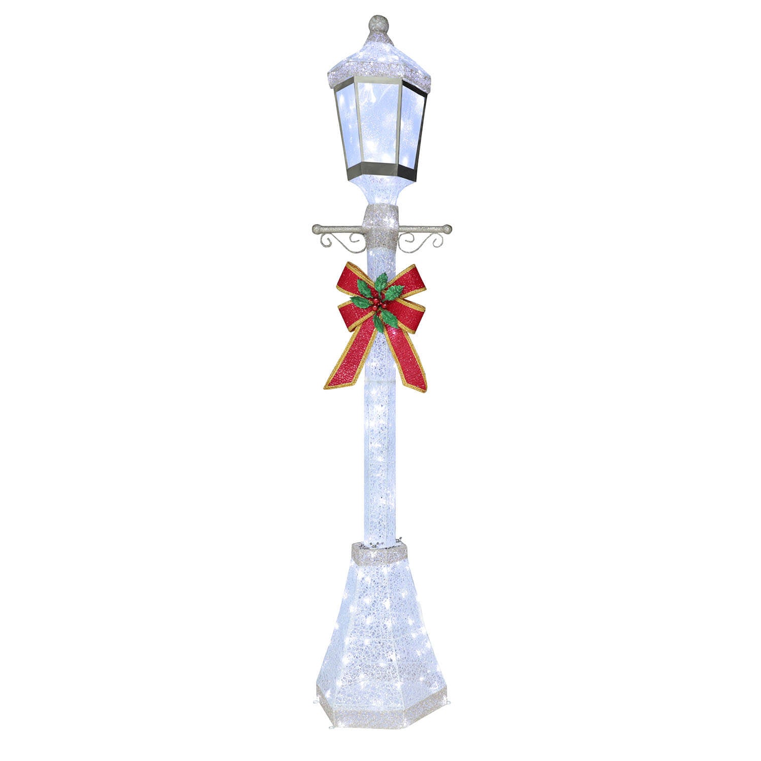 Christmas Lamp Post Decoration, 6 ft Tall Outdoor Light for Yard – Veikous